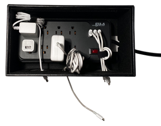 Medium Cable Cubby in Eco-Friendly Bamboo | Best Cord Management ...