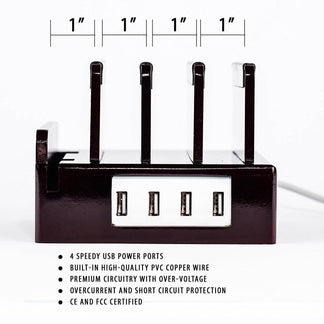 Compact Charging Station | Multi Device Charging Organizer – Great ...